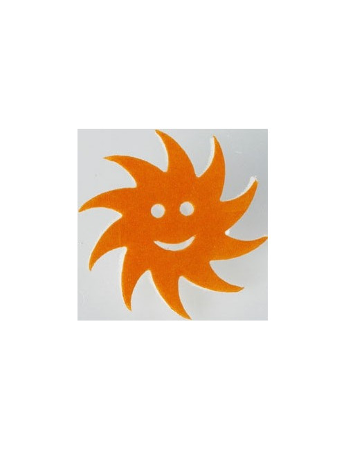 Small Sun Design Effect Stamp 9 x 7 CM 1470 - TURKEY