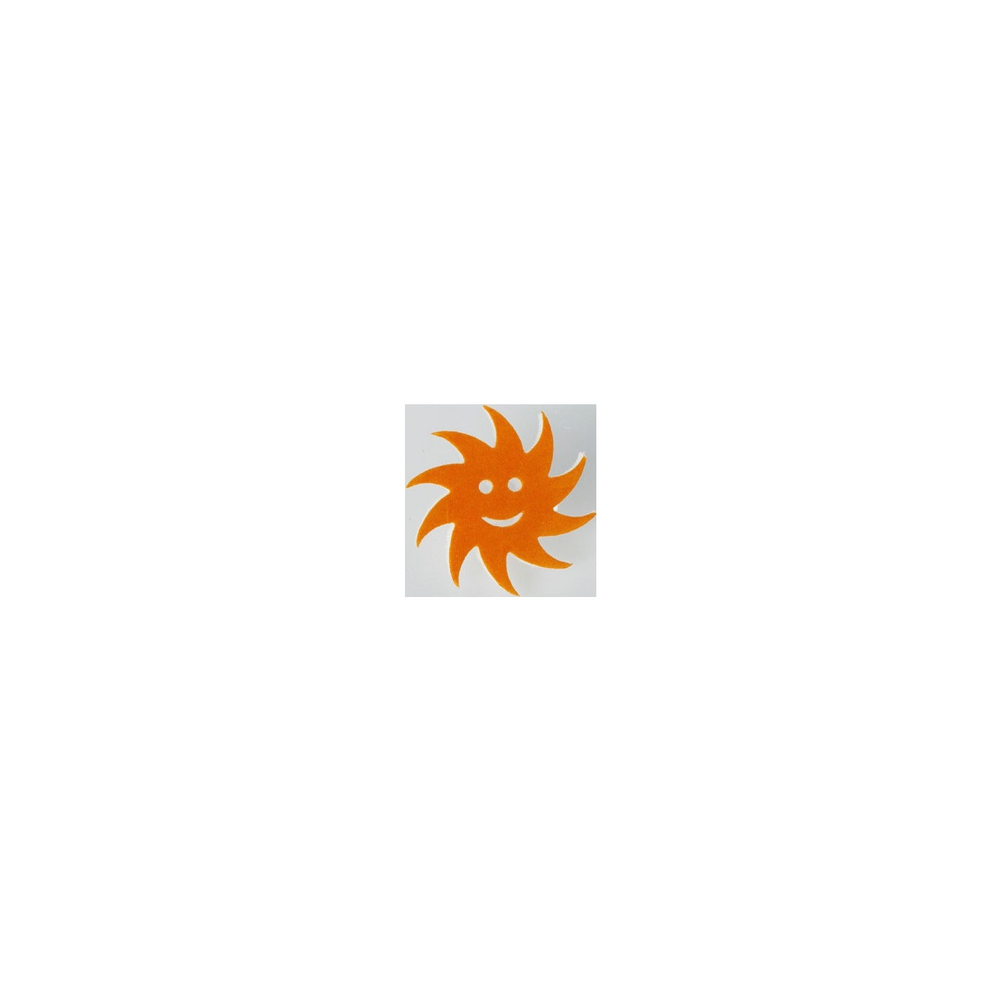 Small Sun Design Effect Stamp 9 x 7 CM 1470 - TURKEY