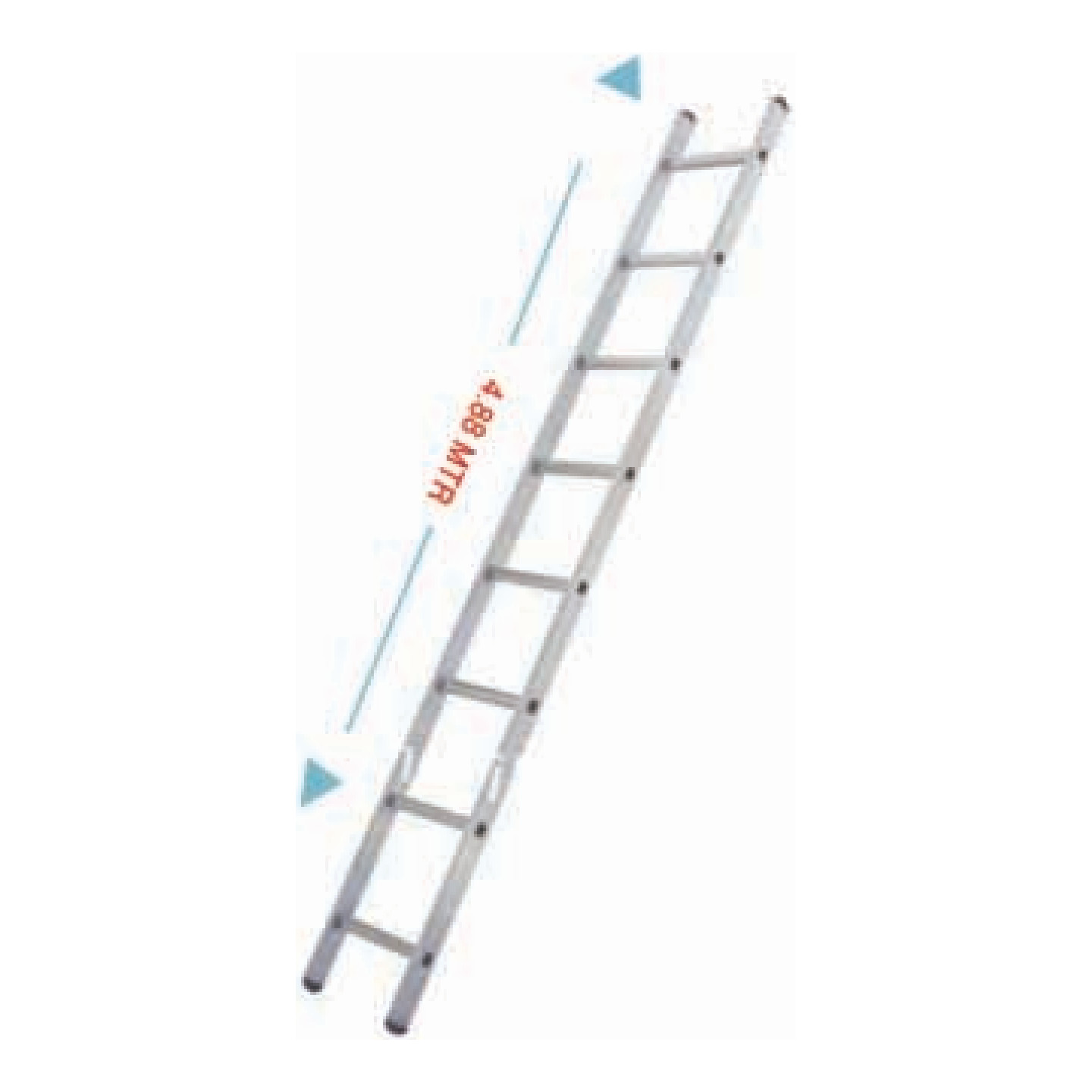ALU . Single Straight Step Ladder 18 Step CSL-18 - KSA