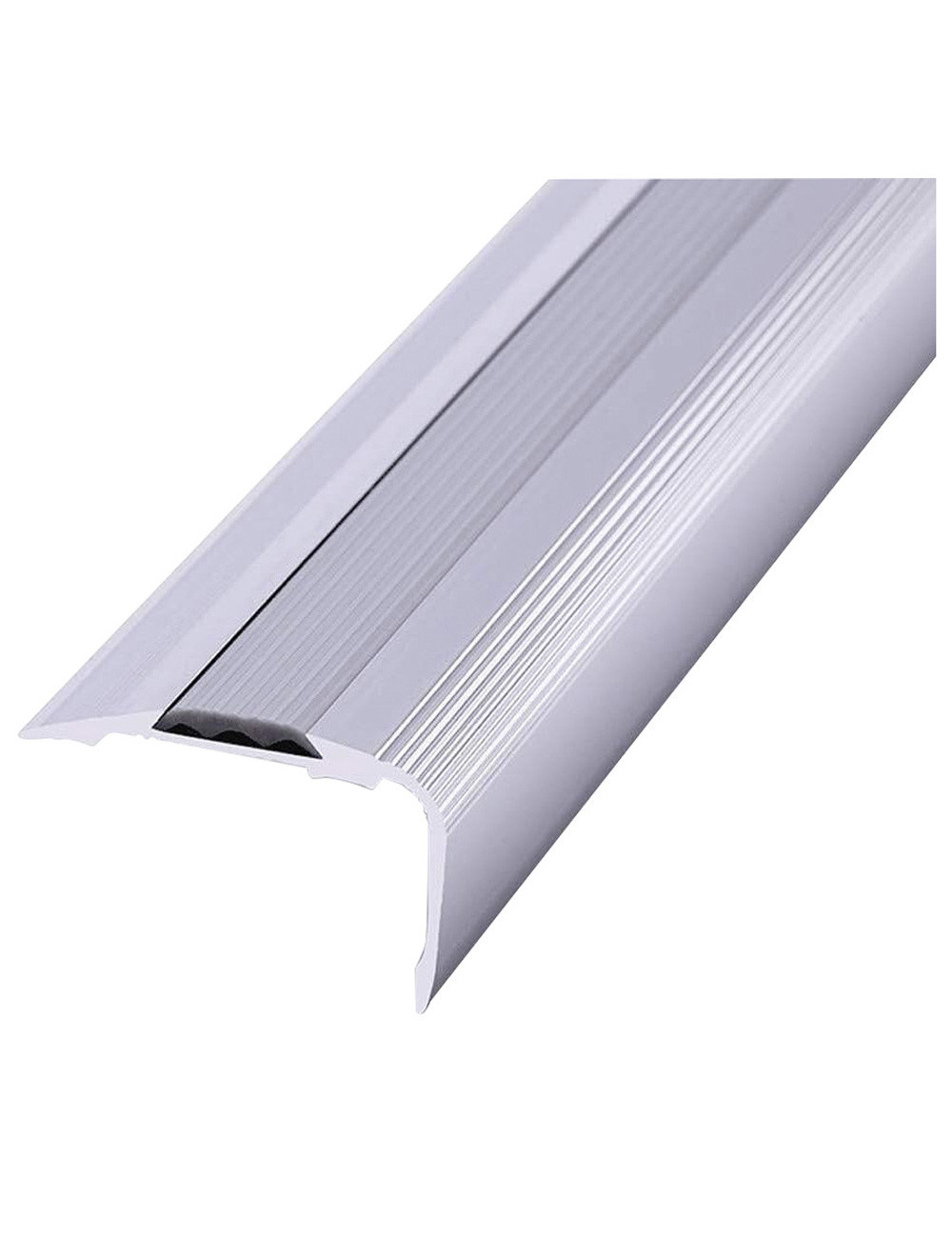 01-BJ-577 ALUMINIUM FLOOR TRIM MATT SILVER 3 MTR