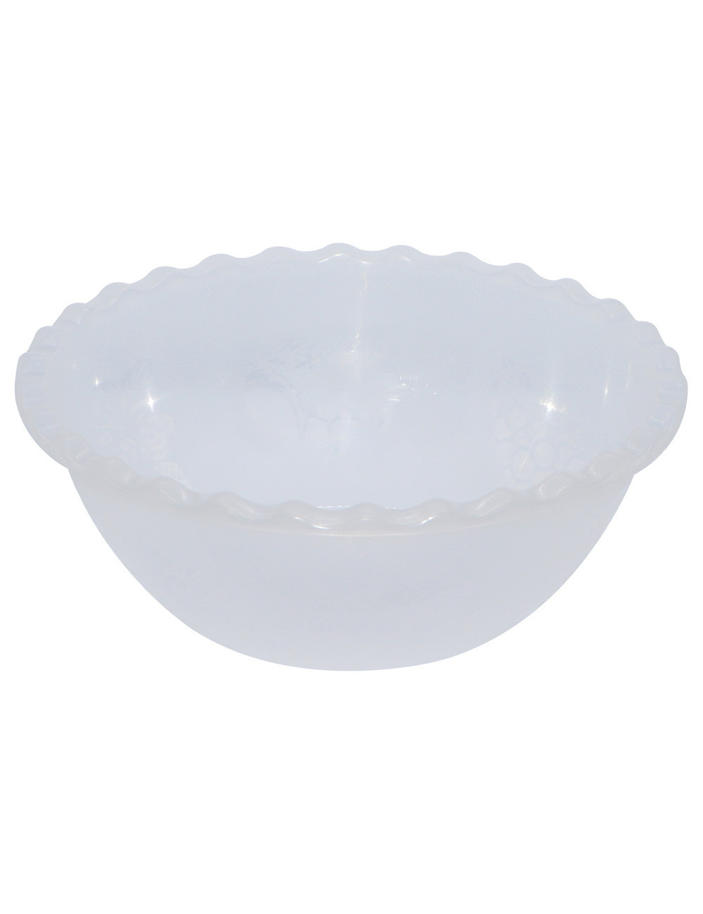 TRANSPARENT PLASTIC BOWL MEDIUM