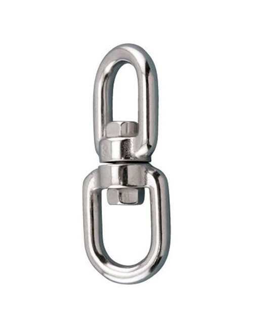 NICKEL PLATED SWIVEL EYE & EYE 70 MM