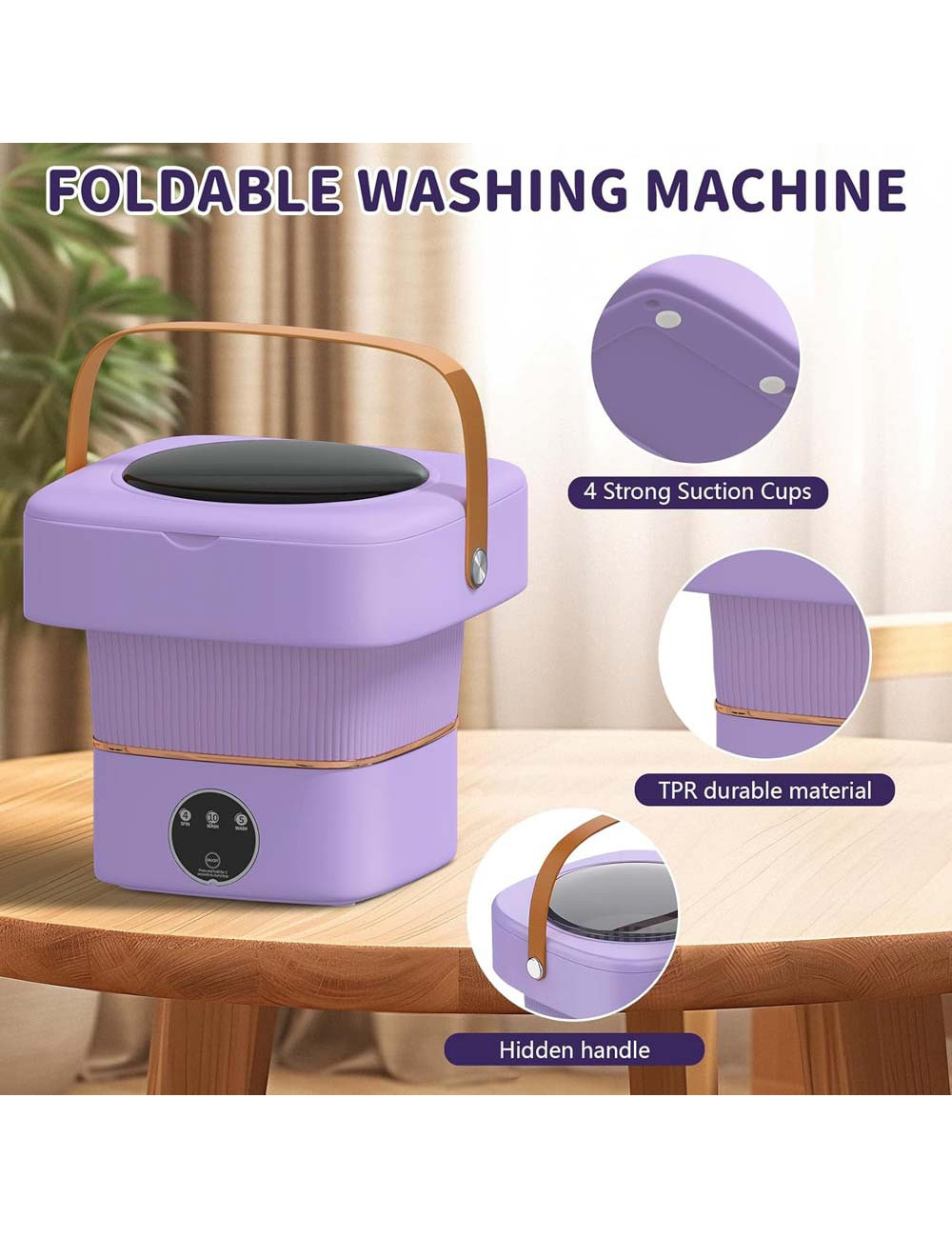 EJ-80908-8 FOLDABLE WASHING MACHINE
