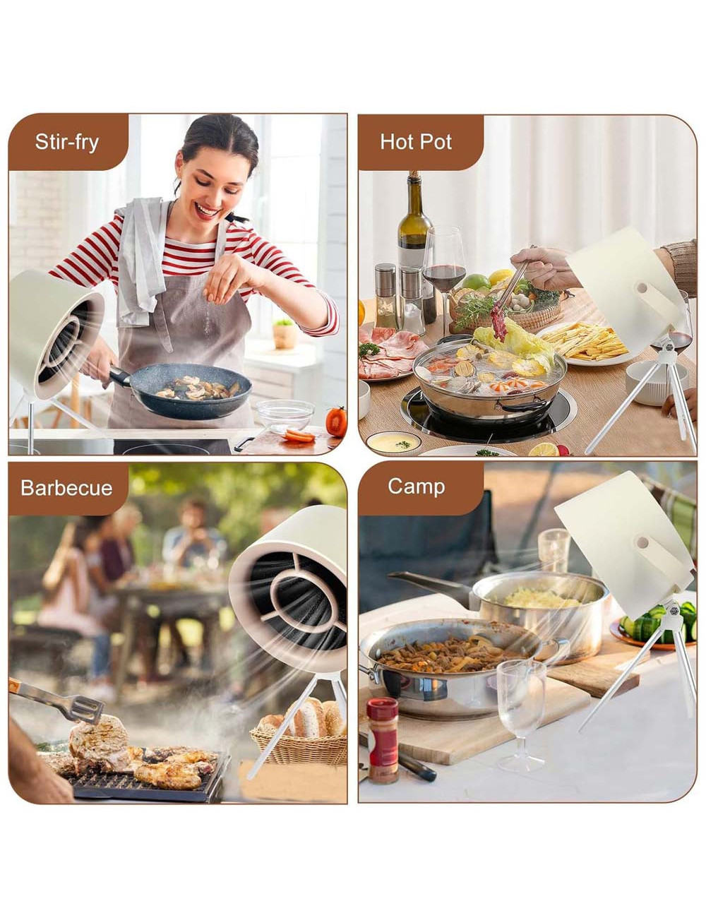 DESKTOP RANGE HOOD SMOKE EXHAUST FAN