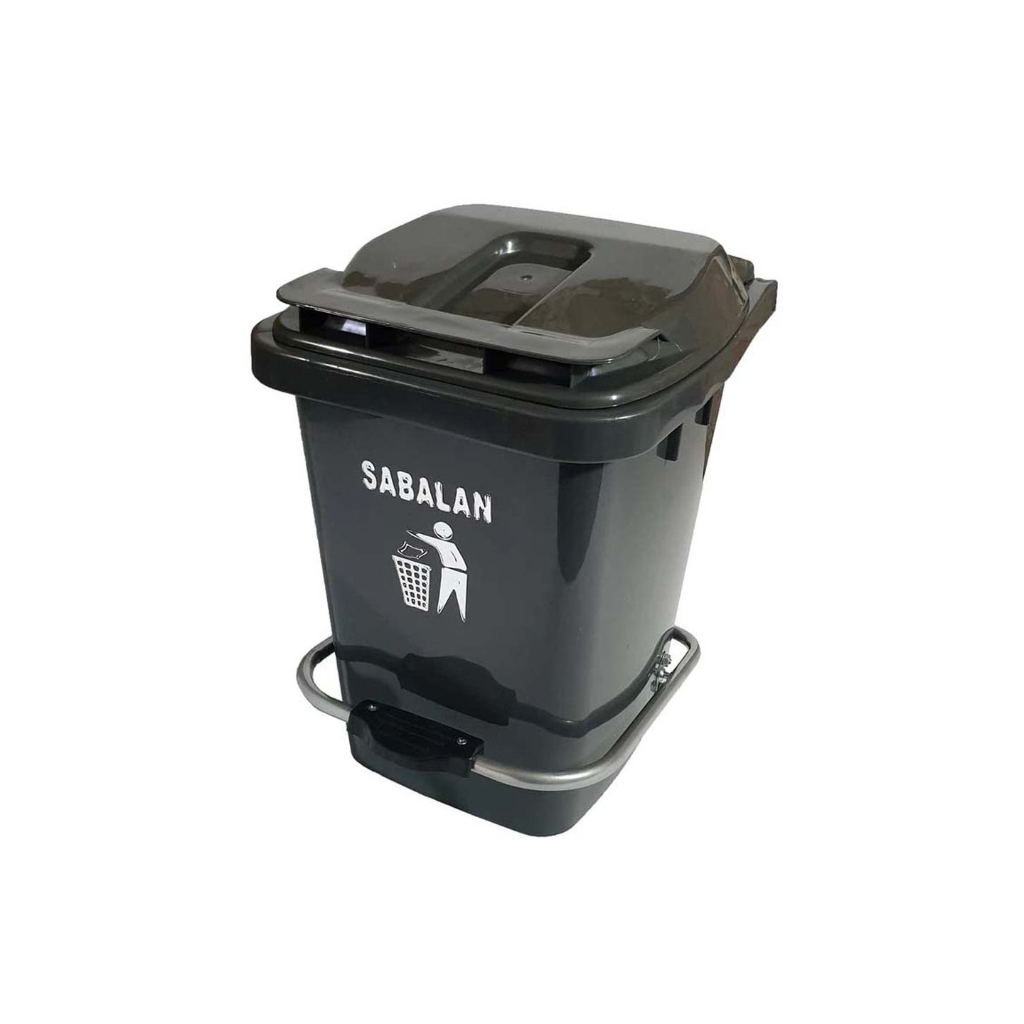 MULTI COLOUR DUSTBIN WITH FOOT PEDAL 60LTR