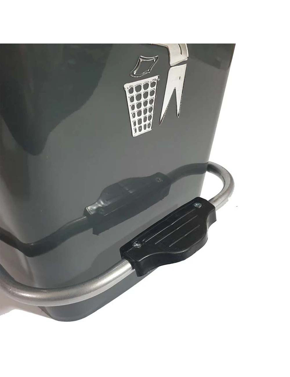 MULTI COLOUR DUSTBIN WITH FOOT PEDAL 60LTR