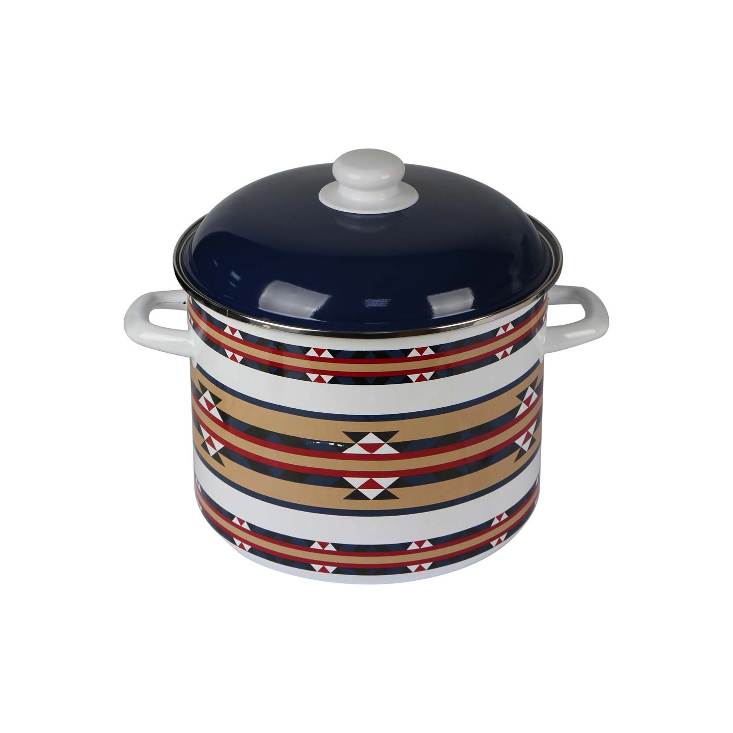 DEEP ENAMEL POT - 26CM