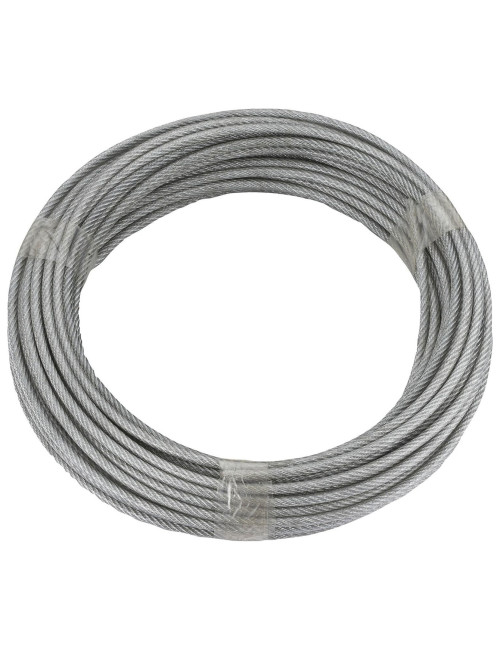 GALV STEEL WIRE ROPE PVC COATED 3 × 4 MM × 300 MTR
