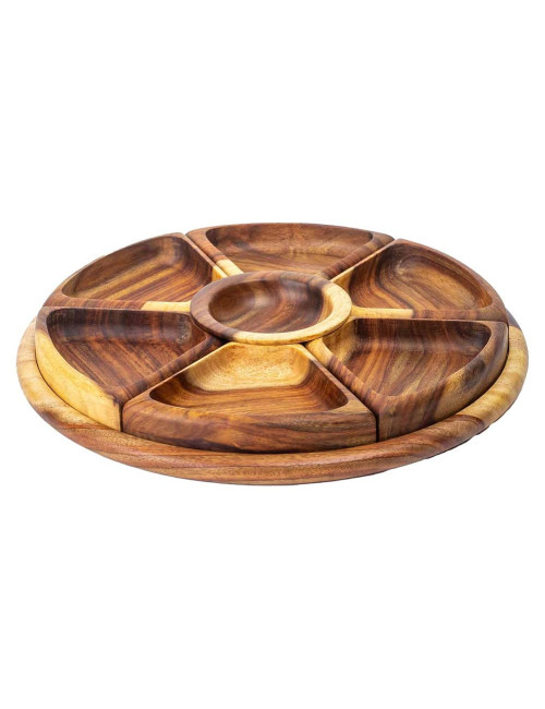 2048 WOODEN NUTS TRAY 30CM