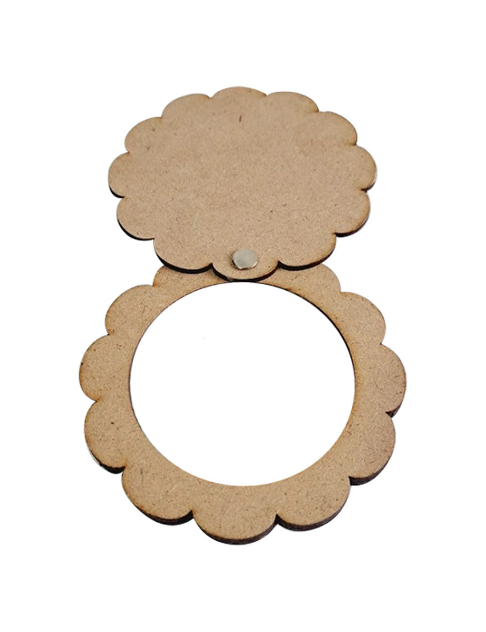 2002 PORTABLE MINI WOODEN MIRROR