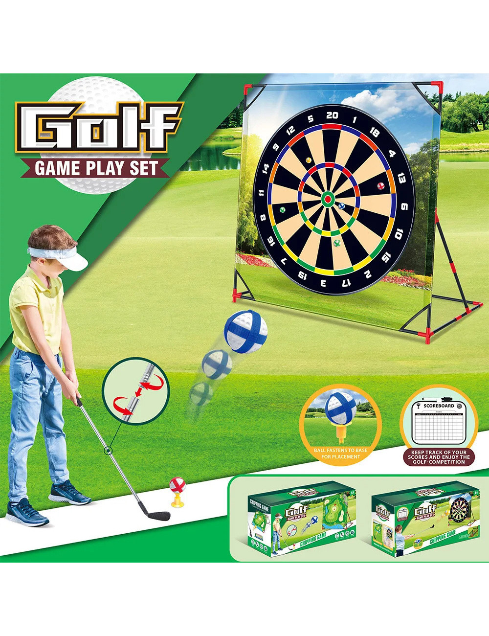7888-50B GOLF GAME PLAY SET