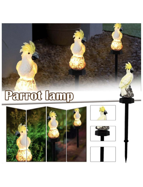 SOLAR DECORATIVE GARDEN LIGHT PARROT