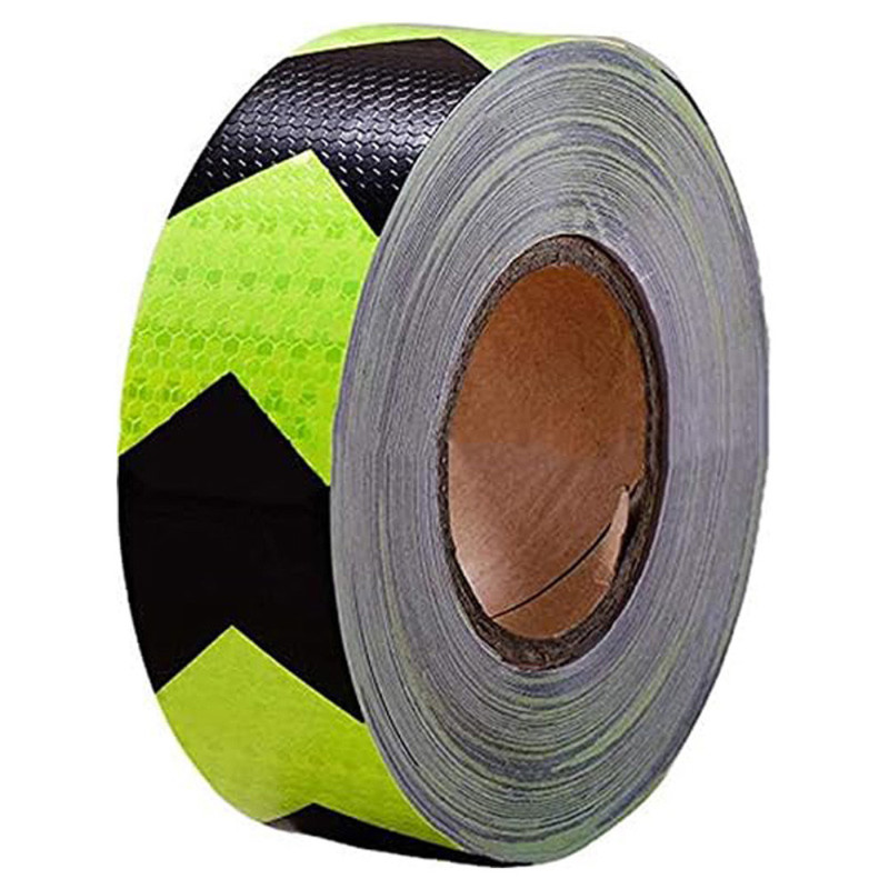 REFLECTING TAPE FLUORESCENT X BLACK 2" x 45 MTR