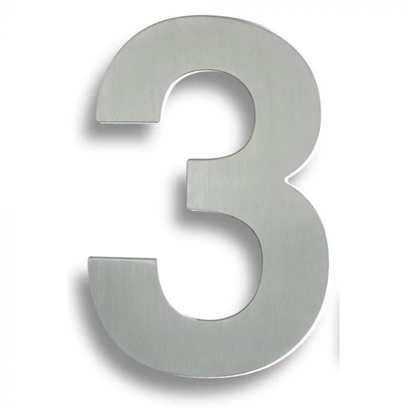 STAINLESS STEEL NUMBER 3"