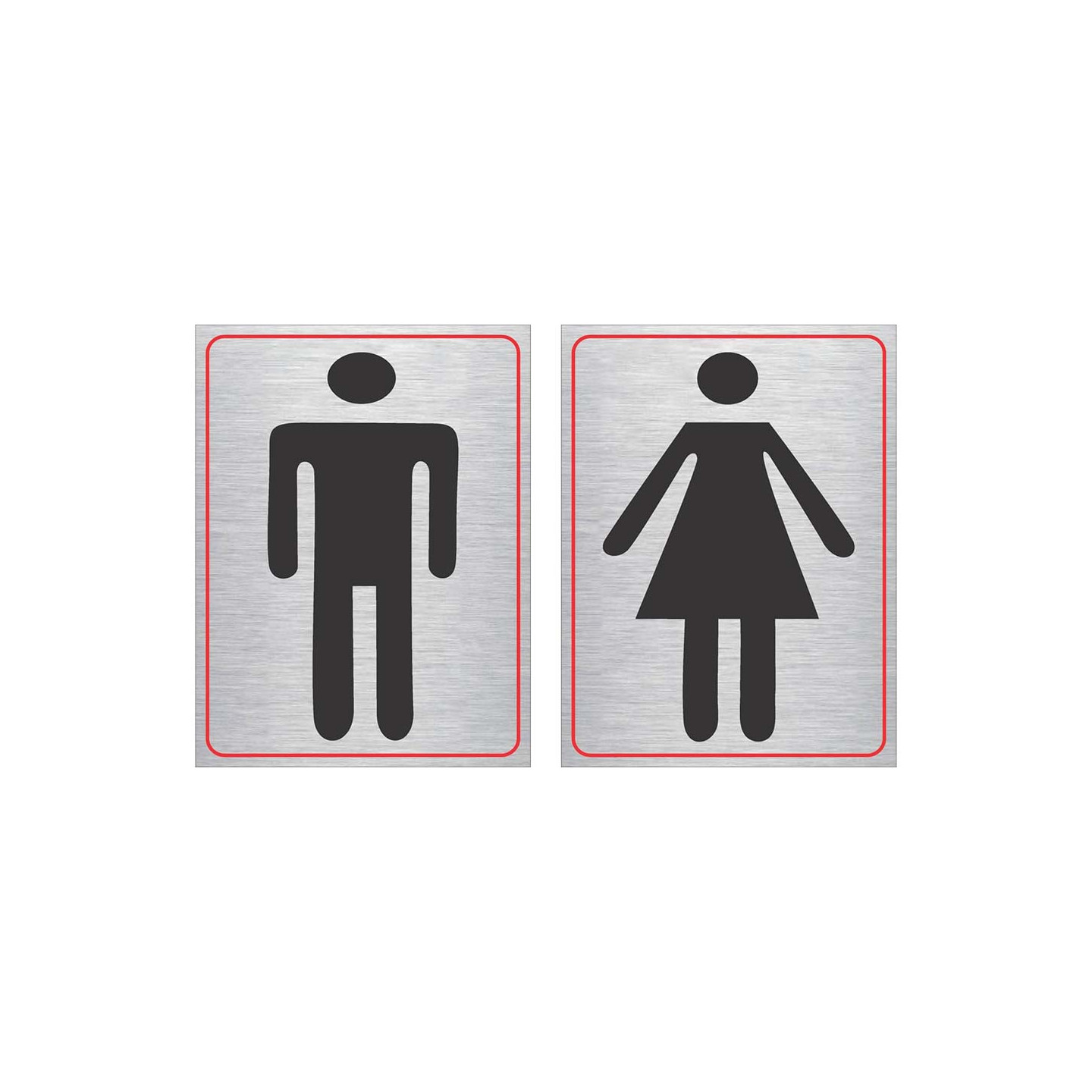 GENDER STICKER MEN/WOMEN 10 X 10CM