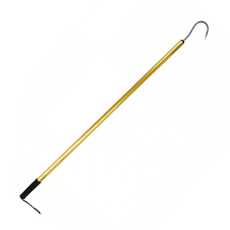 -95 ALUMINUM-GOLDEN HOOK WITH HANDLE 100CM