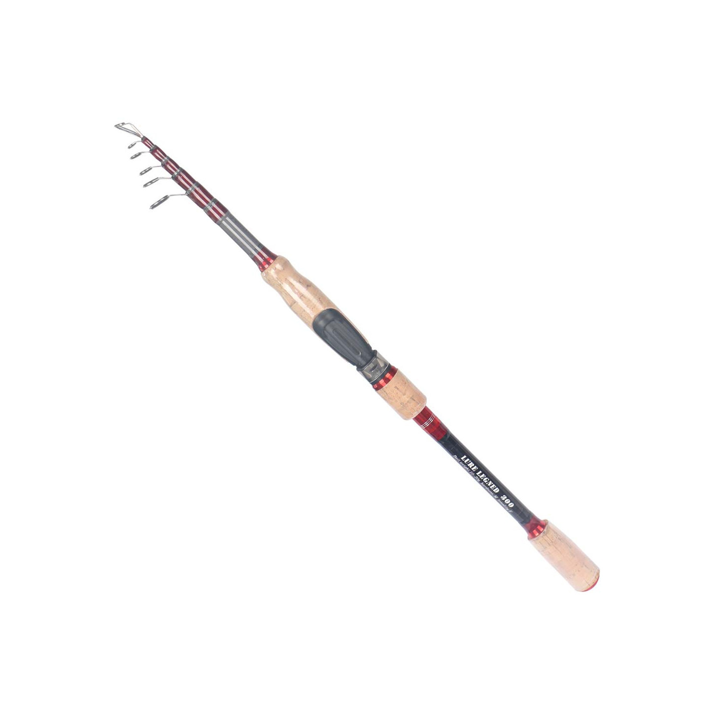 -57 CARBON THREE SECTION CORK EXTENSIBLE FISHING ROD 3.0M
