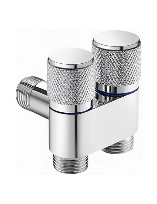 606114C CHROME DUAL VALVE