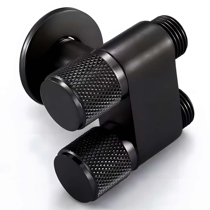 606114B BLACK DUAL VALVE
