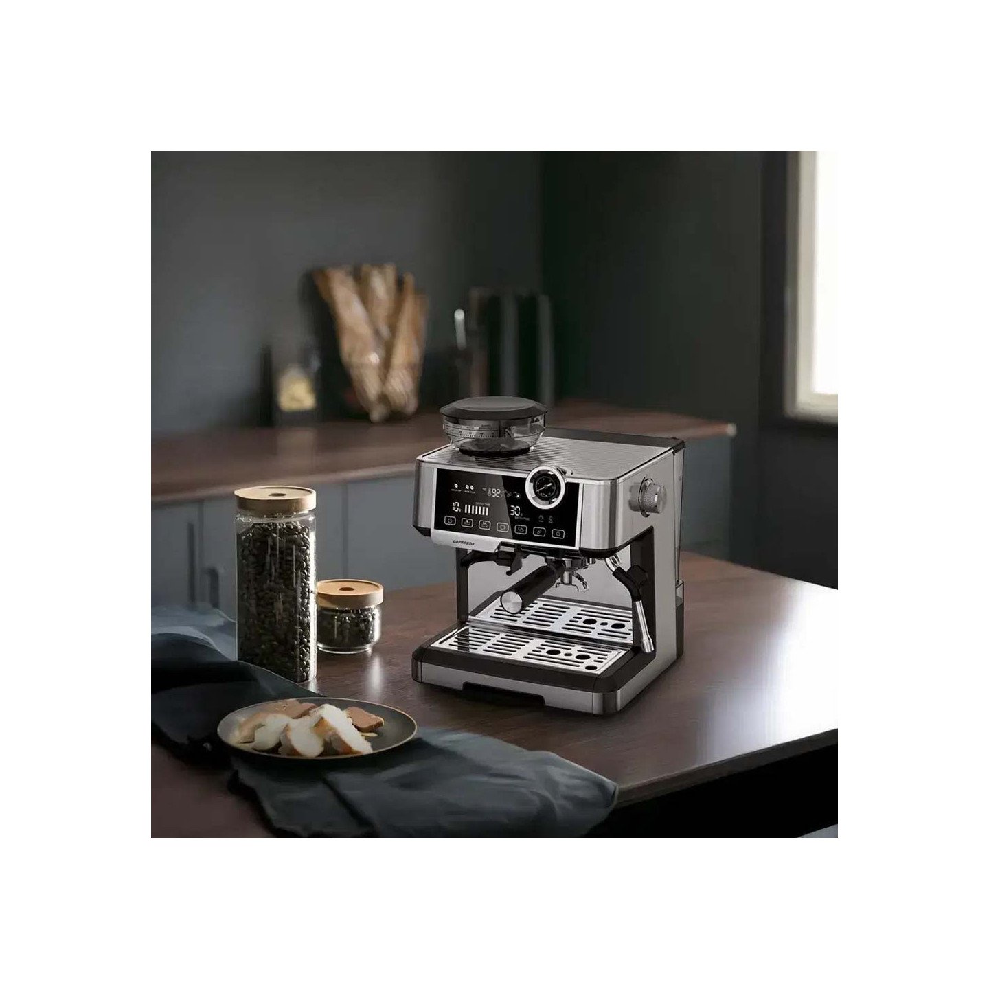 LPCFFM0030 DUAL BOILER COFEE MACHINE WITH GRINDER