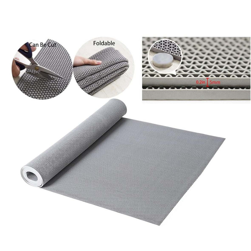 Rubber Mat Roll Grey 120CM x 15MTR - CHN