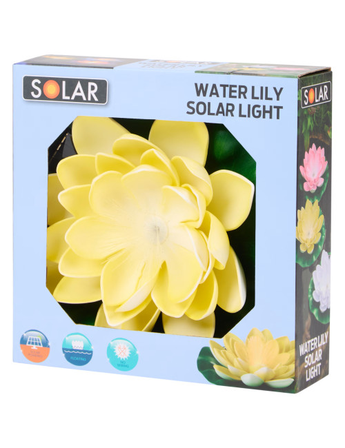WATER LILY SOLAR LIGHT BULB