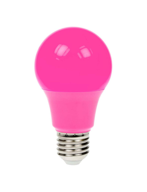 E27 ROUND LED BULB 9W PINK
