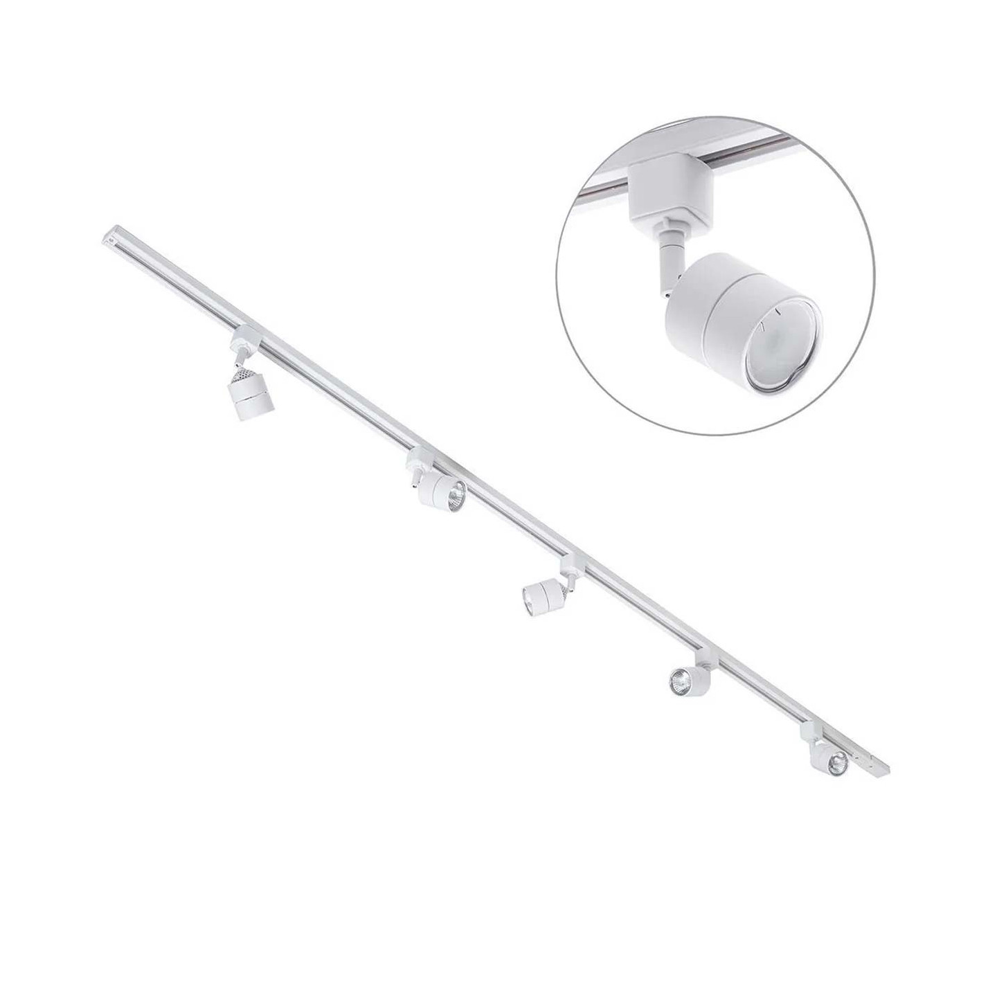 2MTR H TYPE WHITE TRACK STRIP
